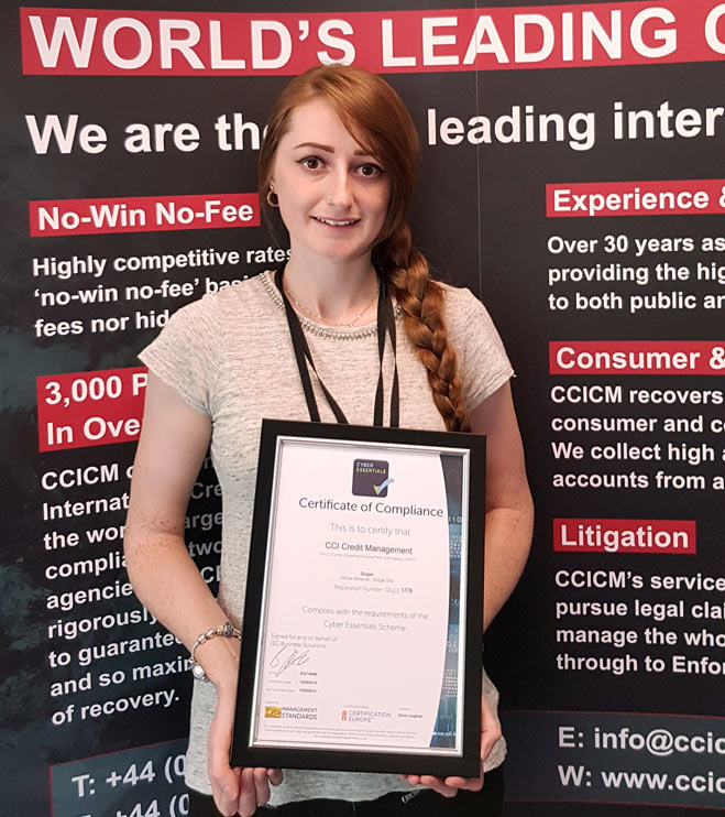 CCICM - Cyber Essentials Certification - 12th September 2018